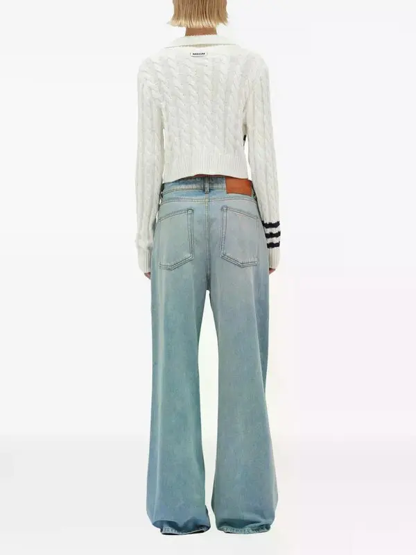 MSGM Cotton Straight Leg Jeans