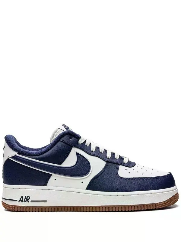 Nike Force 1 Low College Pack Midnight Navy Sneakers - Blue