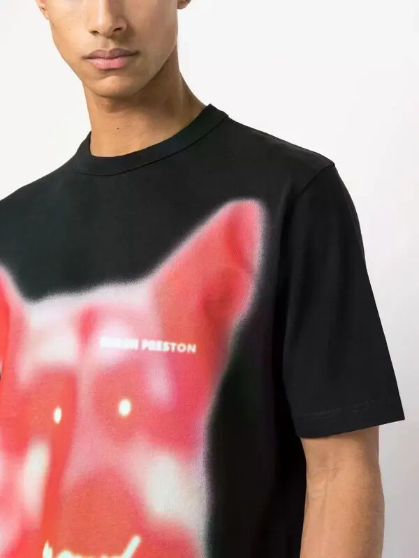 Heron Preston Beware Of Dog-print T-shirt