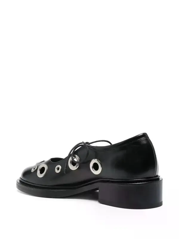 NICOLE SALDANA Fabiana Loafers With Eyelet Detailing