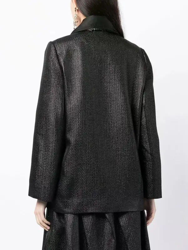 Shiatzy Chen Metallic Fringed Blazer