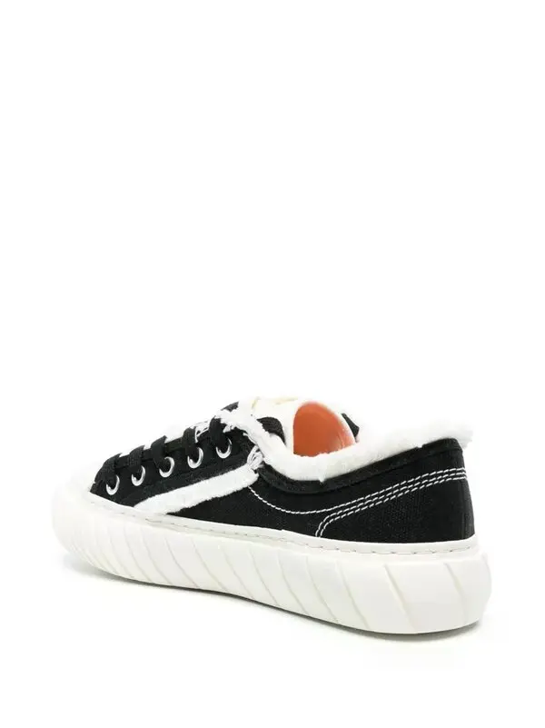 Both Frayed-detail Low-top Sneakers