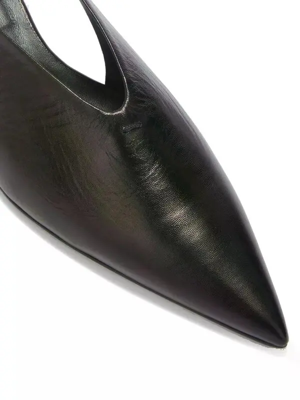 JIL SANDER Pointed-toe Slingback Pumps - Black