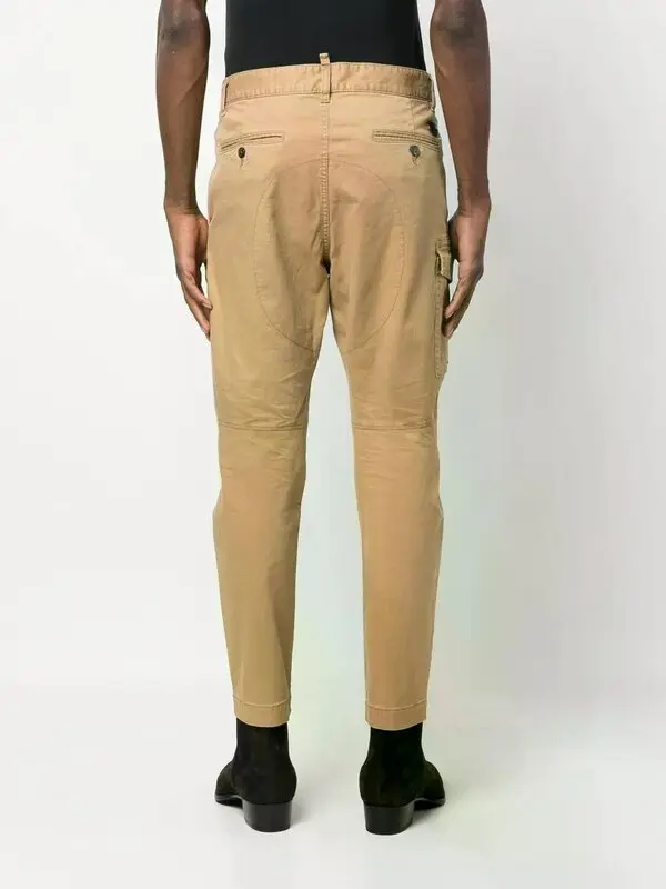 Dsquared2 Tapered Cargo Trousers - Brown