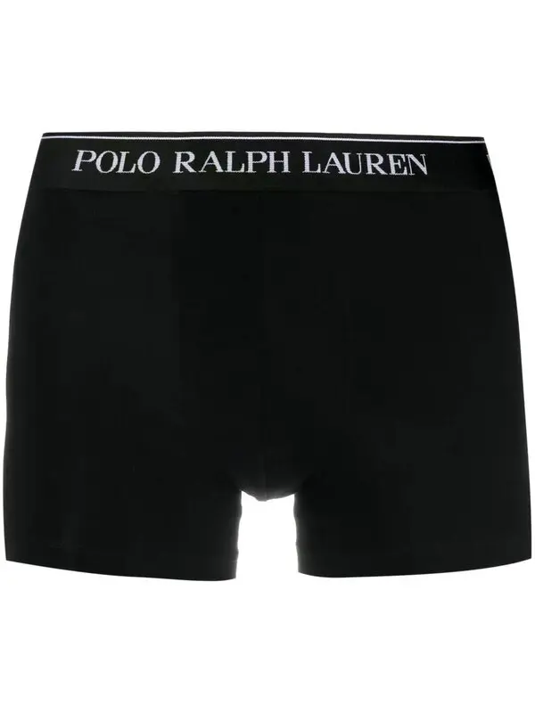 Polo Ralph Lauren Logo-waist Boxers - Black