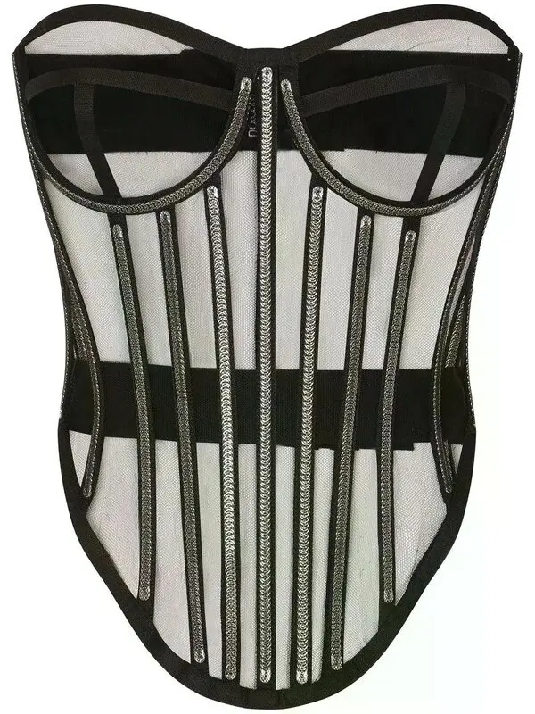 Dolce & Gabbana Tulle Corset Top