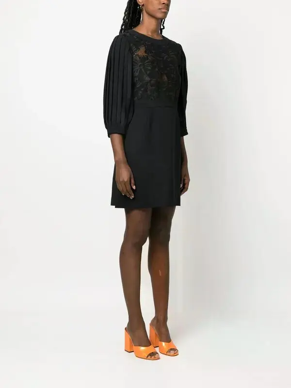 See By Chloé Floral Panel Mini Dress