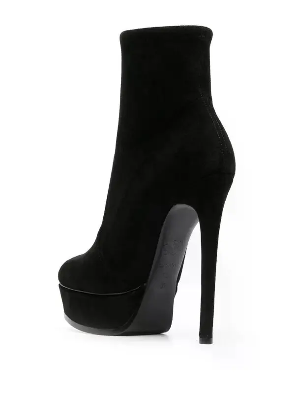 Casadei Flora 140mm Stiletto Platform Ankle Boots