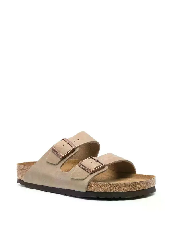 BIRKENSTOCK Arizona Buckled Slip-on Sandals - Neutrals