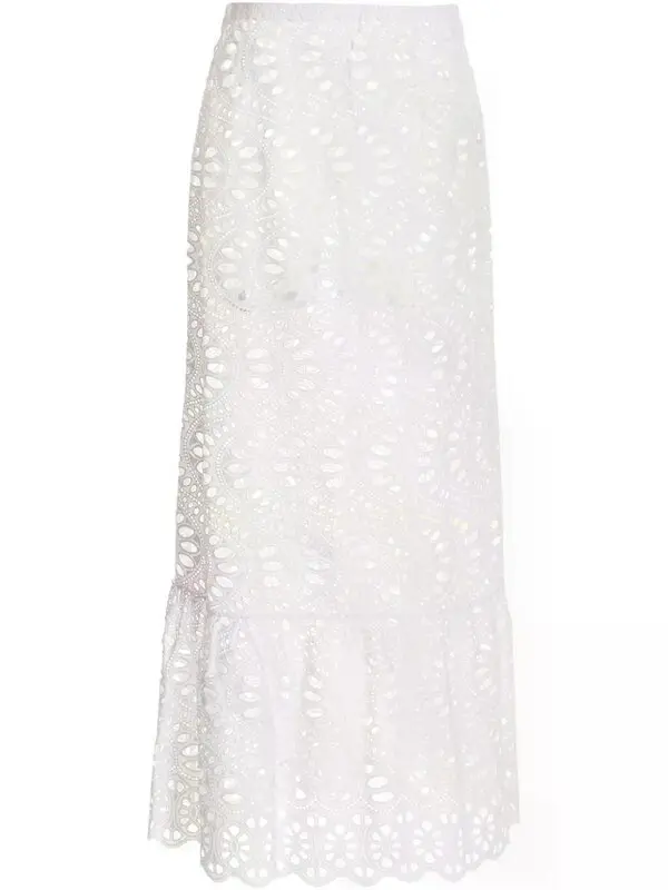 Giambattista Valli Macramé Maxi Skirt