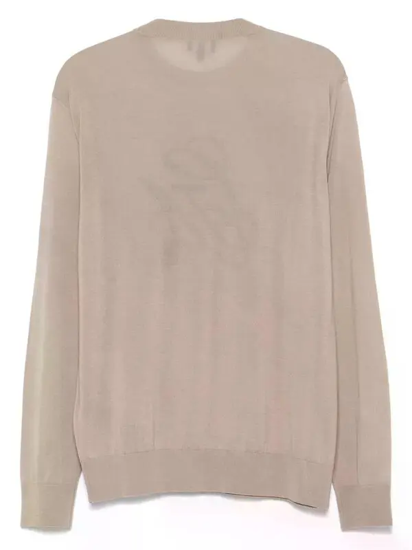 Giorgio Armani Embroidered Logo Sweater