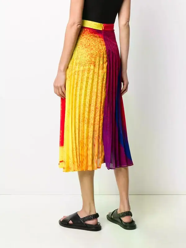 THEBE MAGUGU Pleated Midi Skirt