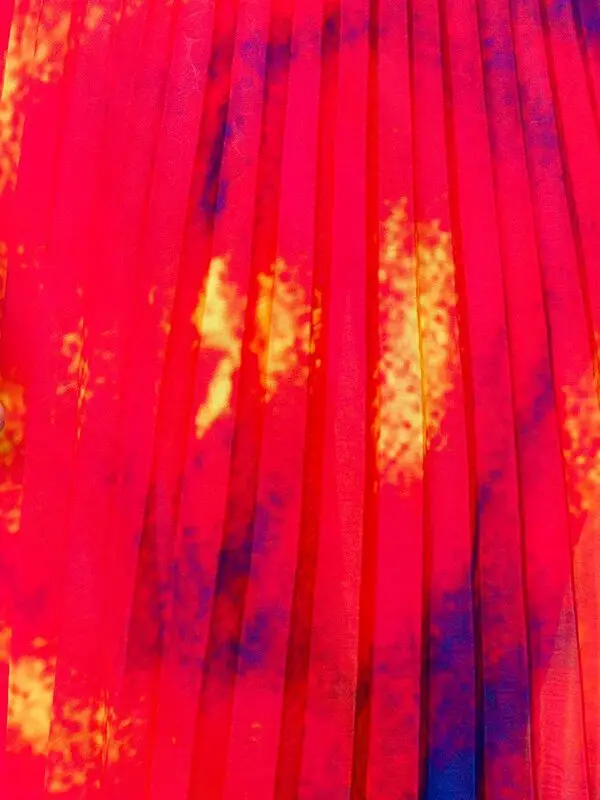 THEBE MAGUGU Pleated Midi Skirt