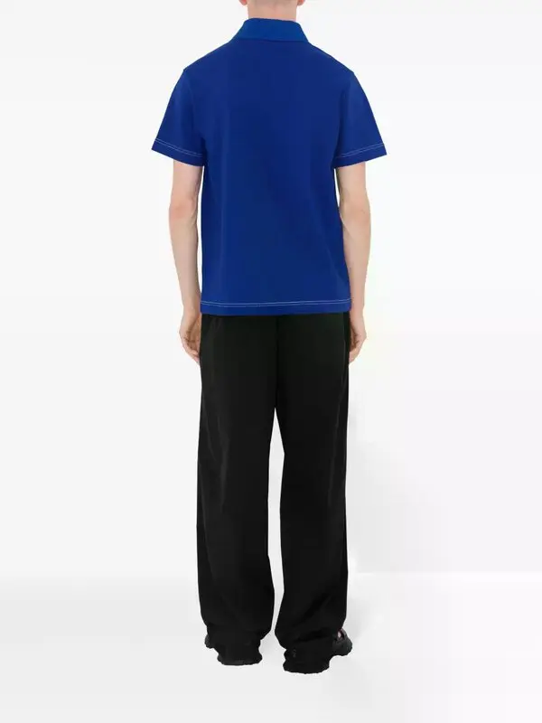 Burberry Logo-embroidered Polo Shirt