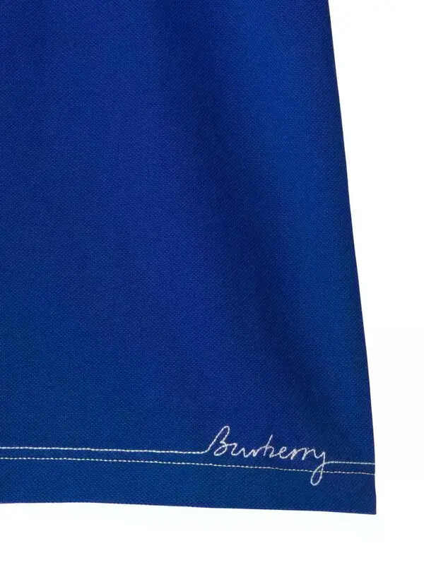 Burberry Logo-embroidered Polo Shirt