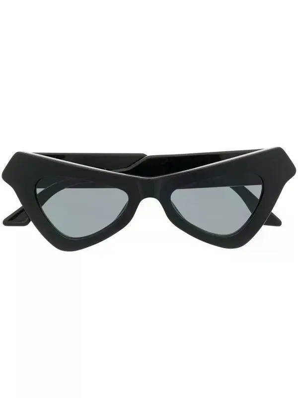 Marni Fairy Pool Triangular-frame Sunglasses - Black
