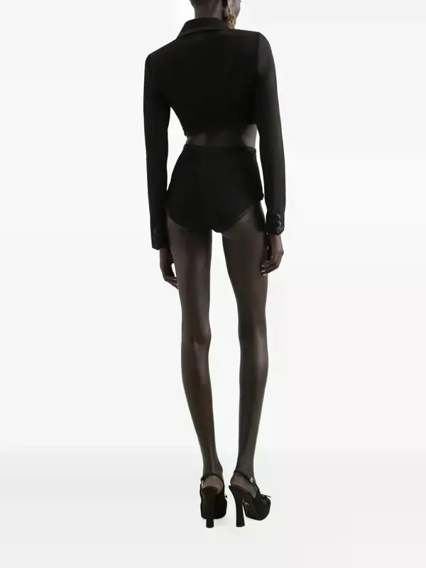 Dolce & Gabbana High-waisted Mini Shorts With Satin Trim