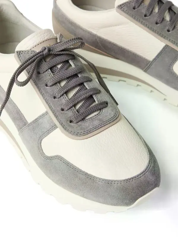 Brunello Cucinelli Panelled Lace-up Sneakers