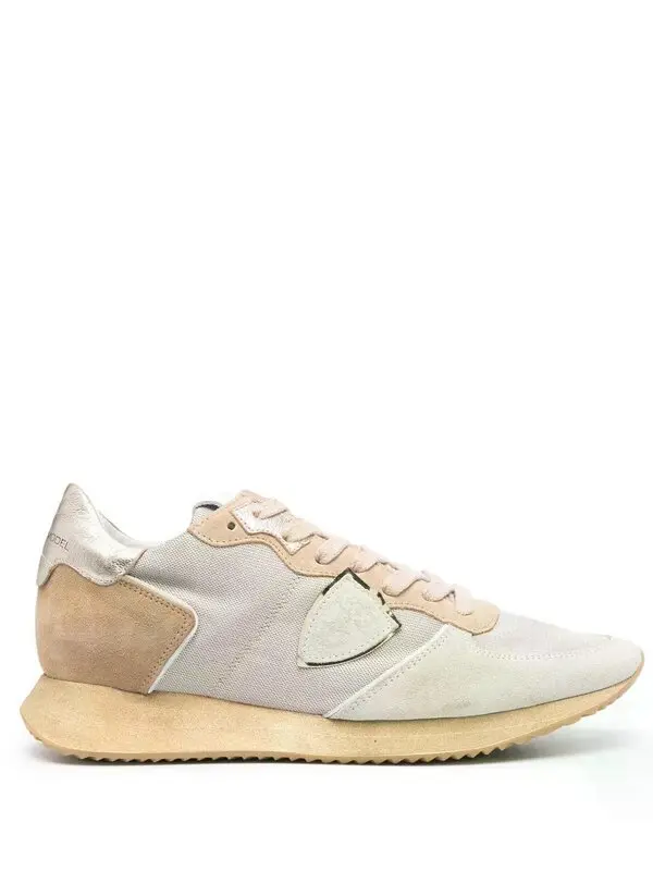 Philippe Model Suede Low-top Sneakers - Neutrals