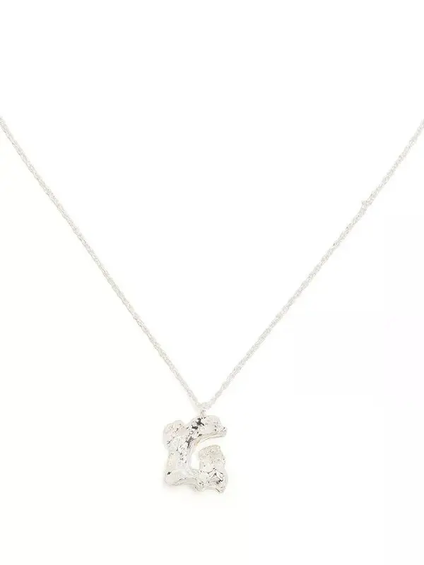 LOVENESS LEE G Alphabet Pendant Necklace - Silver