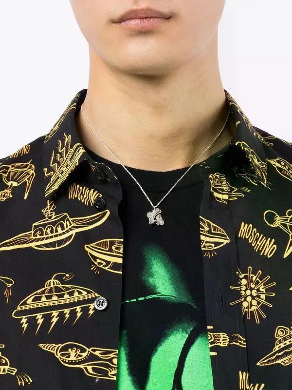 LOVENESS LEE G Alphabet Pendant Necklace - Silver