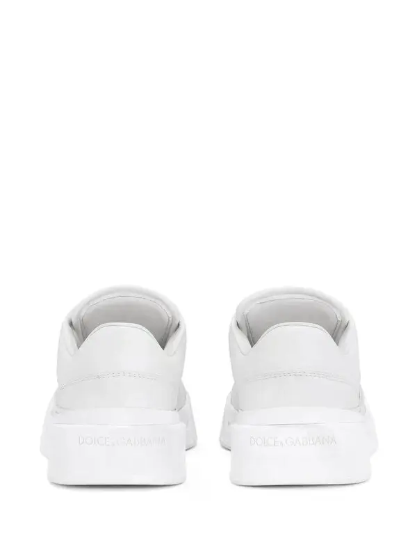 Dolce & Gabbana New Roma Leather Sneakers - White