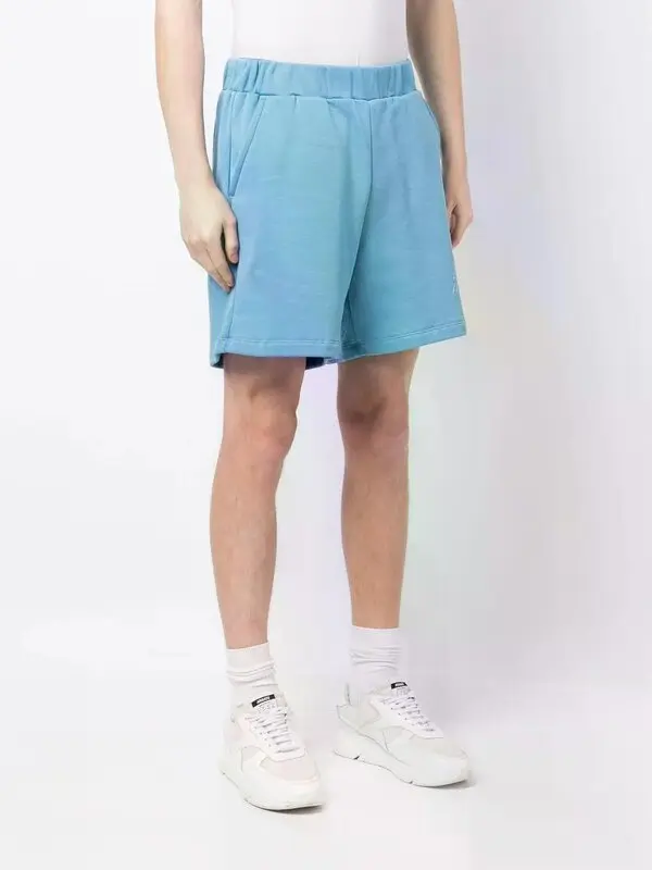 Opening Ceremony Cotton Track Shorts With Embroidered Logo