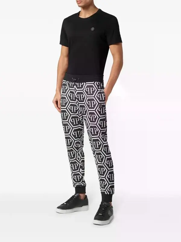 Philipp Plein Monogram Track Pants - Black