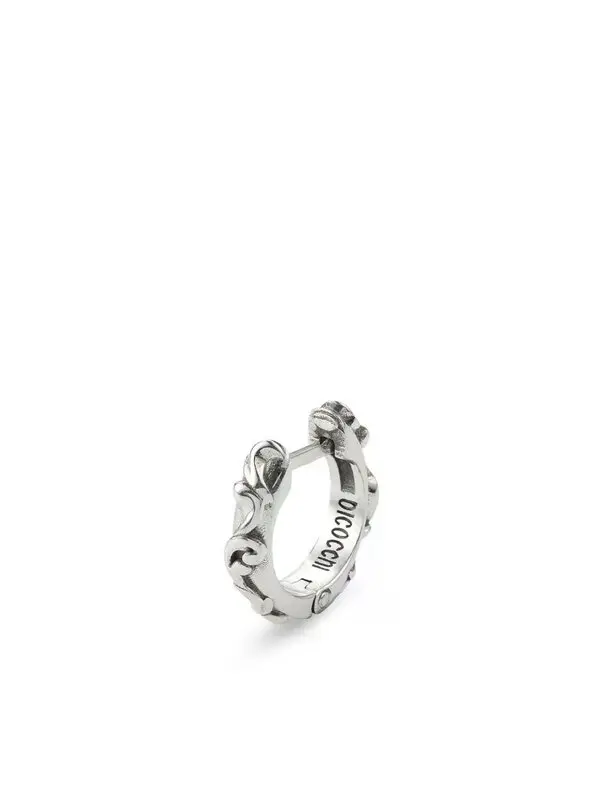 Emanuele Bicocchi Sterling Arabesque Hoop Earring