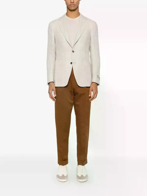 Canali Single-breasted Blazer - Neutrals