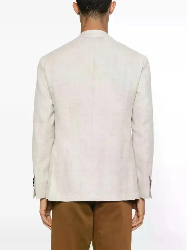 Canali Single-breasted Blazer - Neutrals