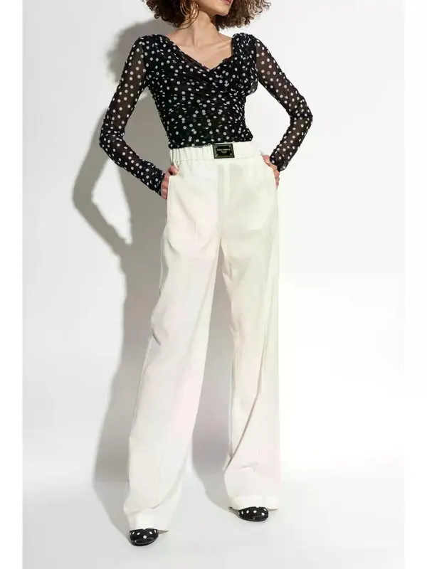 Dolce & Gabbana Polka-dot Print Mary Jane Pumps
