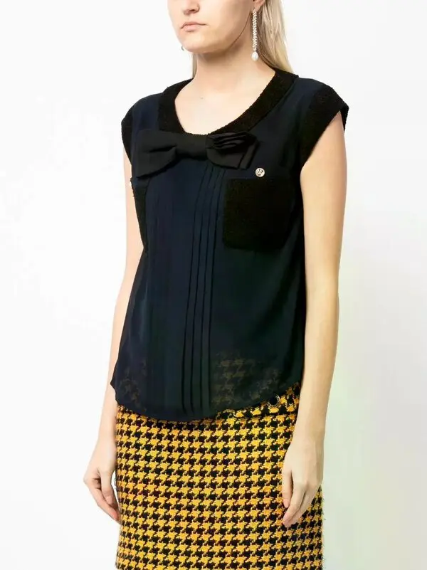 EDWARD ACHOUR PARIS Bow-detail Top