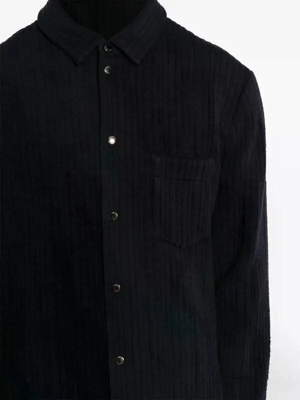 Giorgio Armani Quilted Press-stud Shirt