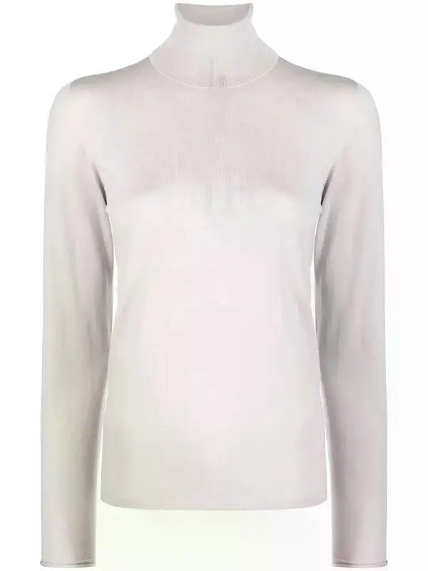 LE TRICOT PERUGIA Roll Neck Fine Knit Jumper