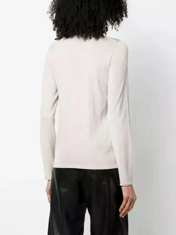 LE TRICOT PERUGIA Roll Neck Fine Knit Jumper