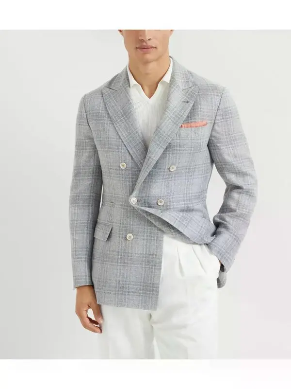 Brunello Cucinelli Prince Of Wales Blazer