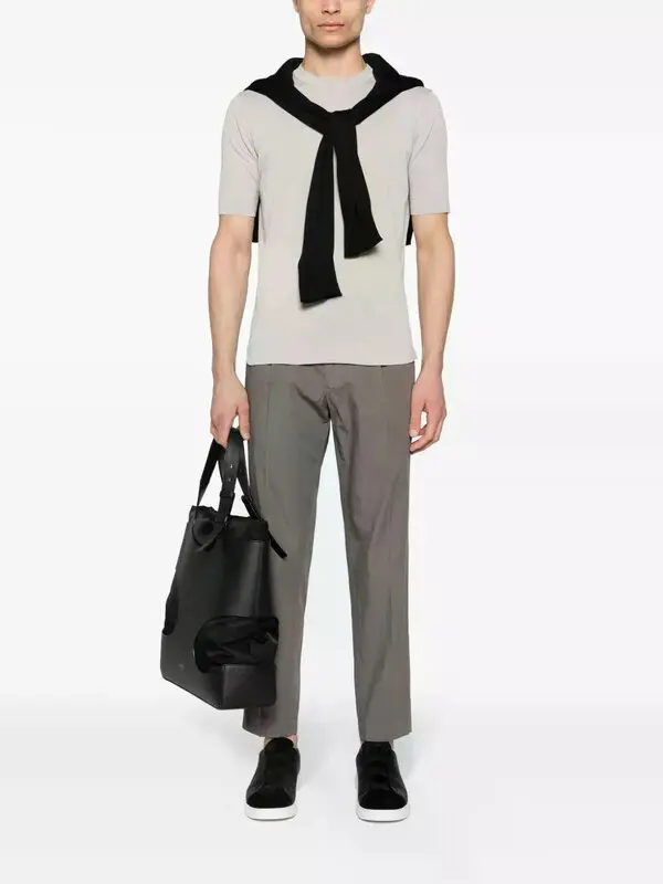 DELL'OGLIO Crew-neck Cotton T-shirt