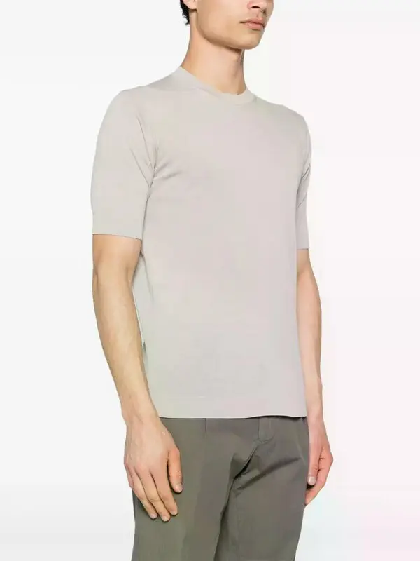 DELL'OGLIO Crew-neck Cotton T-shirt