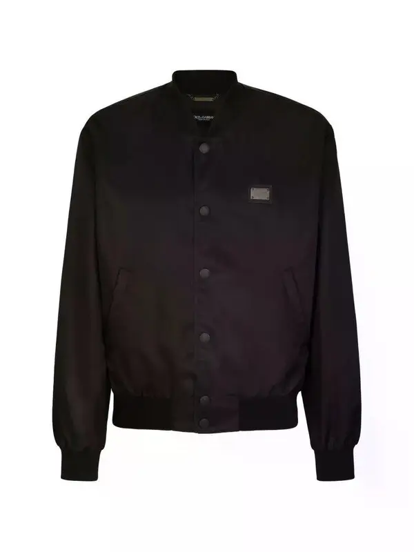 Dolce & Gabbana Logo Plaque Bomber Jacket
