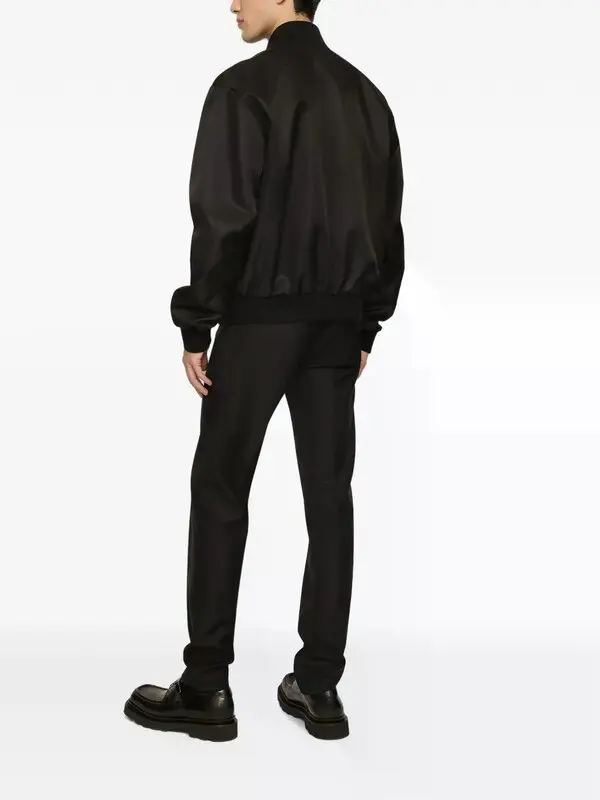 Dolce & Gabbana Logo Plaque Bomber Jacket