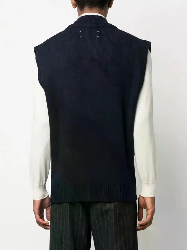 MAISON MARGIELA V-neck Layered Vest
