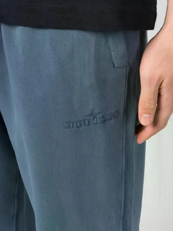 Stone Island Straight-leg Track Pants - Blue