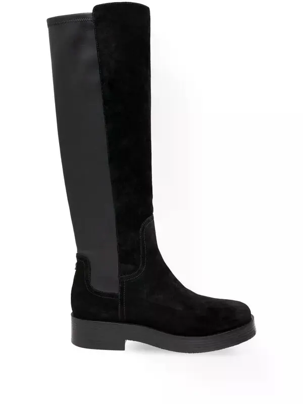 Casadei Knee High Boots - Black