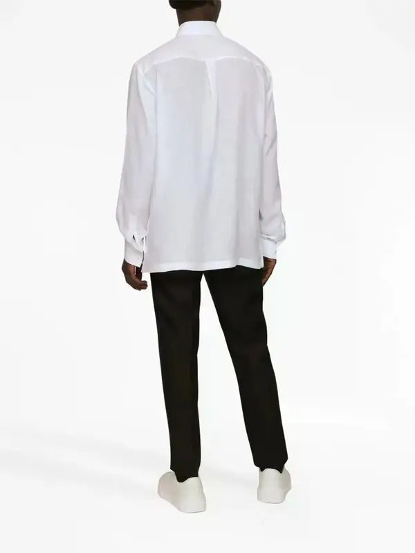 Dolce & Gabbana Logo Patch Tailored Trousers