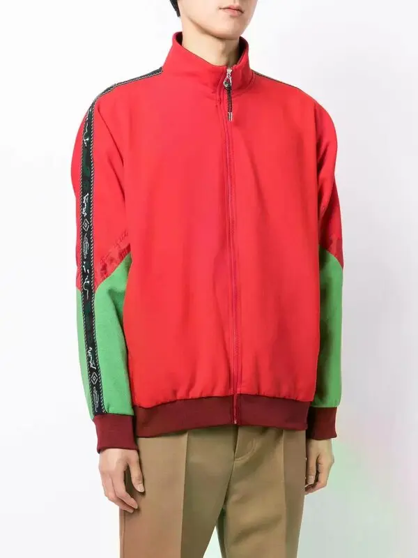 TOGA VIRILIS Colour-block Zipped Sweater