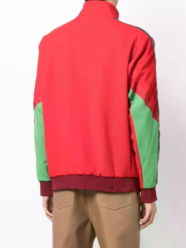 TOGA VIRILIS Colour-block Zipped Sweater