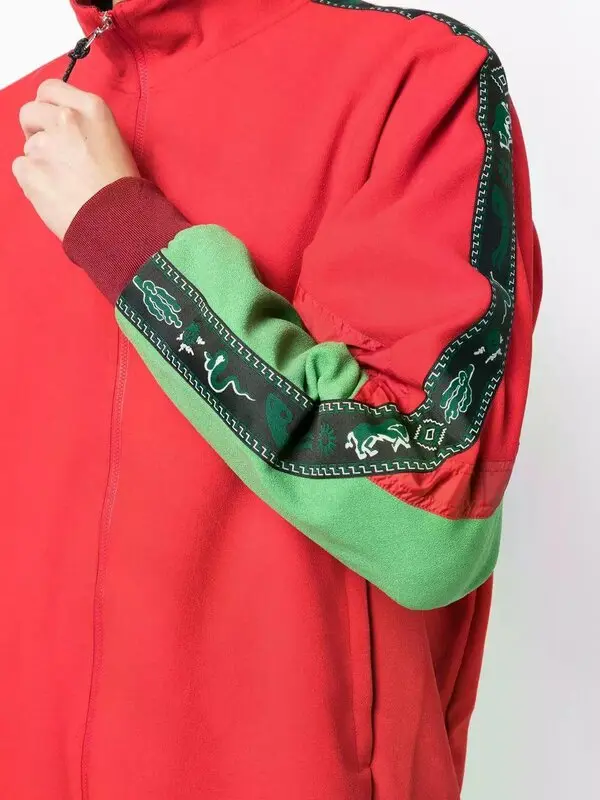 TOGA VIRILIS Colour-block Zipped Sweater