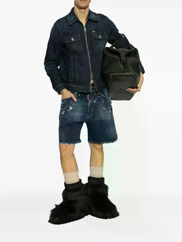 Dsquared2 Logo Patch Denim Jacket