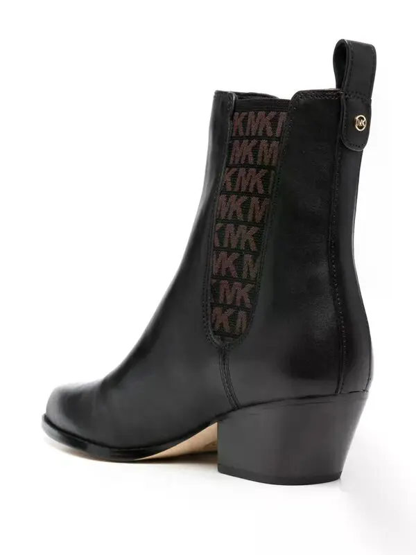 Michael Kors Kinlee Leather Ankle Boots